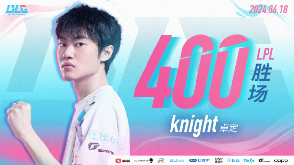 Knight达成LPL400胜场里程碑 成历史第8人_特玩网