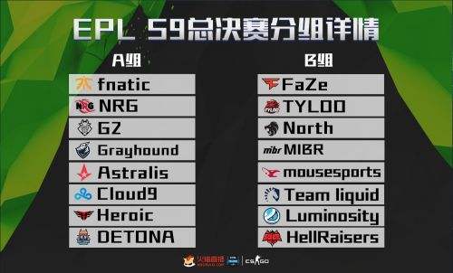 冠位之争 火猫全程直播CSGO EPL S9总决赛_特玩网