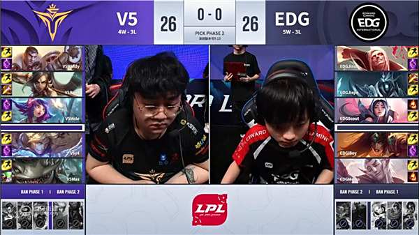 虎牙LPL： EDG轻取V5拿下三连胜 OMG不敌LNG苦吞四连败_18183(none)专区