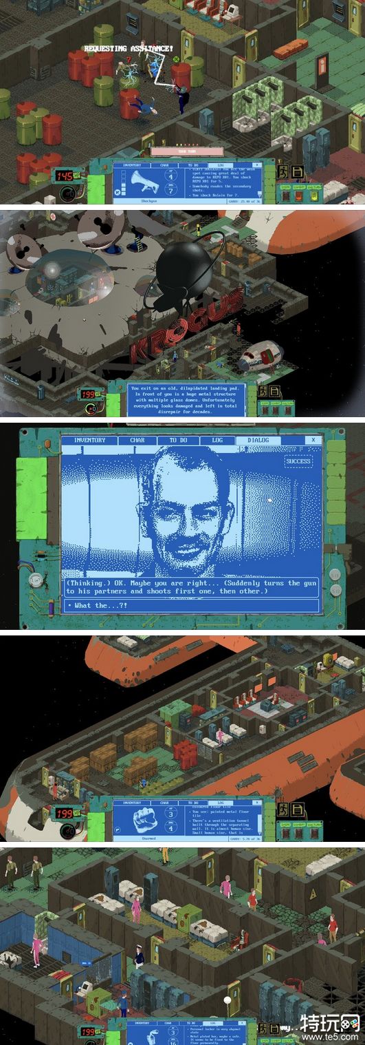 《Space Wreck》登陆steam 复古末日风格RPG新游_特玩网